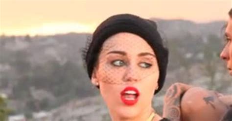 Miley Cyrus We Can T Stop Music Video Teasers Wet But Not So Wild E News