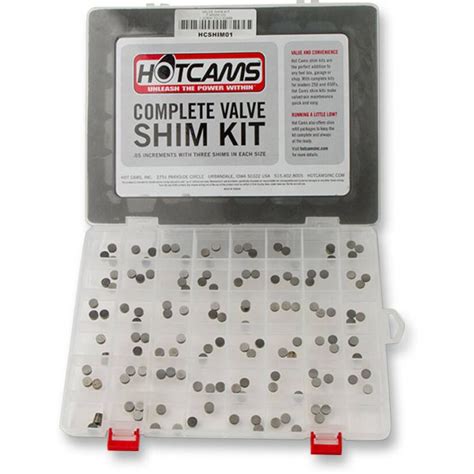 Hot Cams Complete Valve Shim Kit 748 Mm Hcshim01 Fortnine