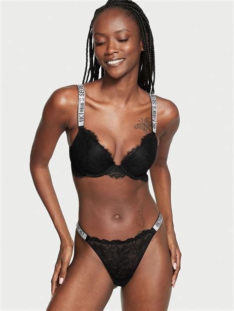Комплект білизни Victorias Secret Very Sexy Shine Chain Strap Lace