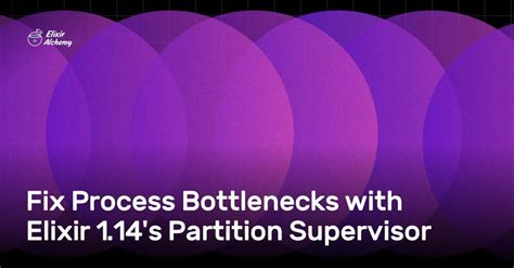 Fix Process Bottlenecks With Elixir 114s Partition Supervisor Relixir