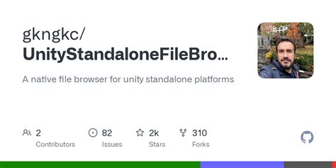 github gkngkc unitystandalonefilebrowser a native file browser for unity standalone platforms