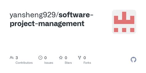 GitHub Yansheng Software Project Management