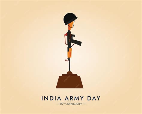 Premium Vector Amar Jawan Helmet And Rifle Of The Soldier Remembering