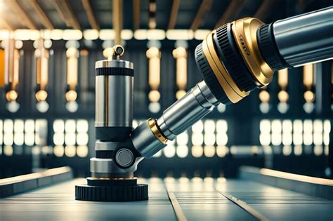 Premium Photo Robot Arm Cnc Automation Handling System For Industrial Manufacturing