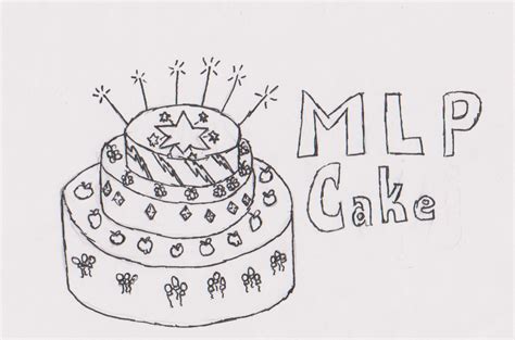 Mlp Cake By Roseyart On Deviantart