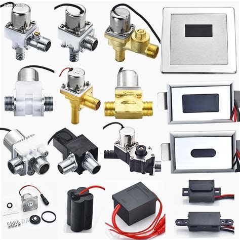 Urinal Concealed Flush Valve Faucet Solenoid Valve Urinal Induction Panel Flusher 6v Squatting