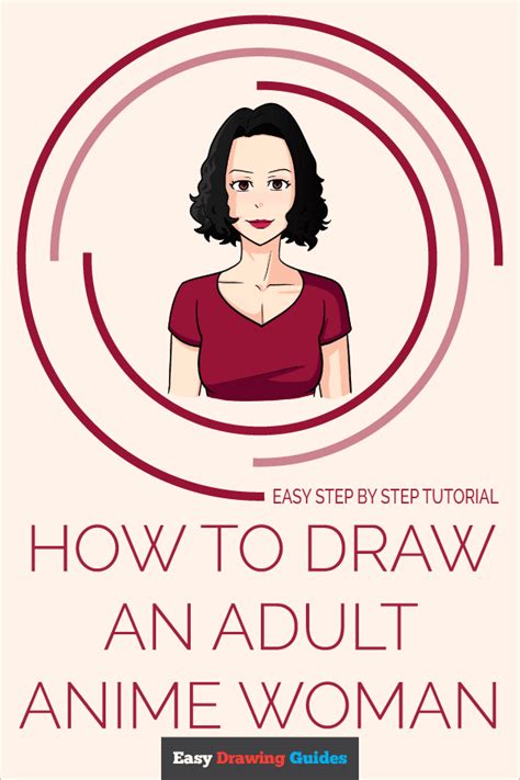 How To Draw An Adult Anime Woman Easy Step By Step Tutorial