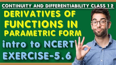 derivatives of functions in parametric form parametric