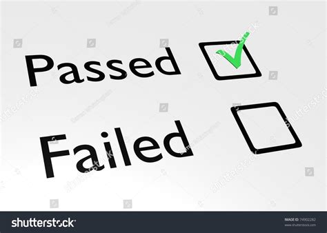 Pass Fail Over 2510 Royalty Free Licensable Stock Illustrations