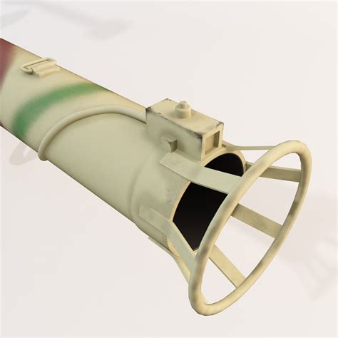 차 세계 대전 독일 안티 탱크 로켓 발사기 Panzerschreck 54 세트 3d 모델 79 3ds C4d Max Ma Obj Free3d