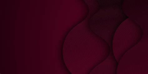 Abstract Dark Red Wave Geometric Lines Gradient Illustration Background