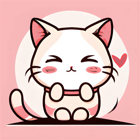 Cute Cat Kawaii Chibi Graphic · Creative Fabrica