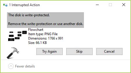 FIX The Disk Is Write Protected Error For USB Drives In Windows