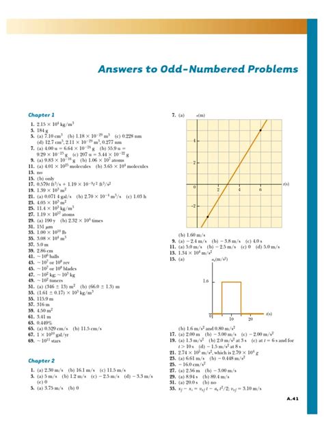 answers to odd numbered problems pdf physics physical quantities