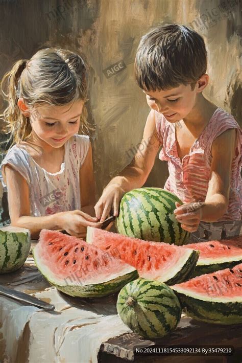 Ai创作图吃西瓜的小孩 西瓜壁画 挑选西瓜 捧西瓜女孩绘画 吃西瓜啃秋 超写实油画 挑西瓜 采西瓜 打瓜高清图片 西瓜绘画 西瓜墙画 夏天吃西瓜 西瓜画 吃西瓜 西瓜画画 昵图网