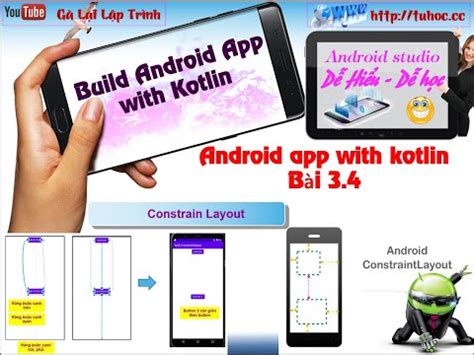 3 4 Androidstudio Kotlin ConstrainLayout Kotlin Android App Kotlin