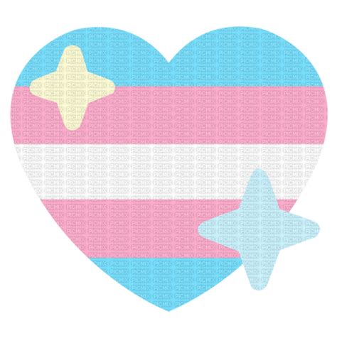 Transgender Trans Pride Heart Emoji Lgbt Lgbtq Lgbtqia Pride