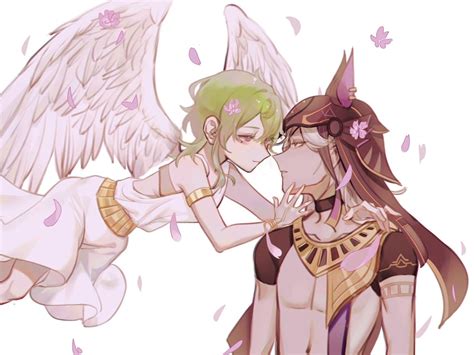 Cyno And Collei Genshin Impact Drawn By Matchhhh Danbooru