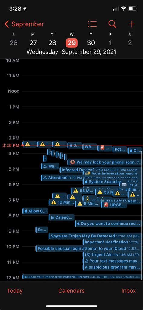IPhone Calendar Is Telling Me I Ve Been H Apple Community
