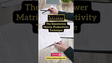 Master The Eisenhower Matrix For Ultimate Productivity The Golden Key Opens Many Doors