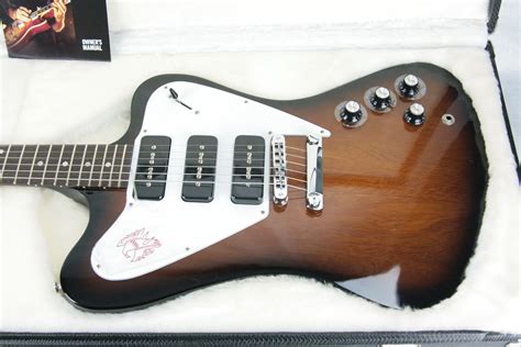Nos 2011 Gibson Firebird Non Reverse Sunburst 3 P90s W Ohsc Mint Un Kansas City Vintage Guitars