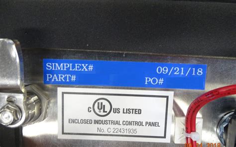Ul Certification For Control Panels What It Is And Why You Probably Need It Simplex System