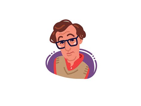 Woody Allen Alvy Singer By Csaba Khilenberg On Dribbble