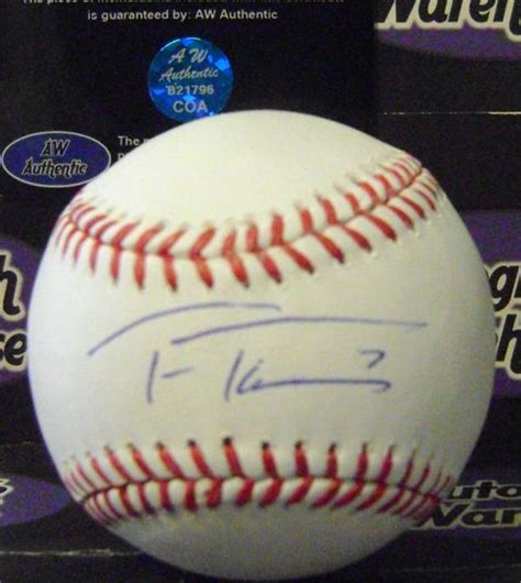 Trea Turner Autographed Baseball