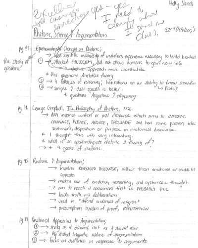 Rhetoric As Argumentation Rhetorical Theory 103 A Portfolio