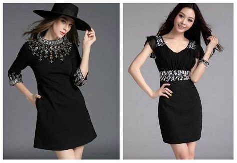 Как украсить чёрное платье украшаем чёрное однотонное платье своими руками Платья Стильные