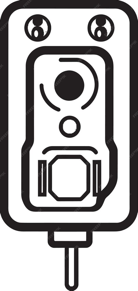 Realistic Vector Illustration Of A Residential Current Meter With