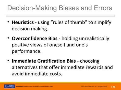 Chapter 7 Decision Making Ppt