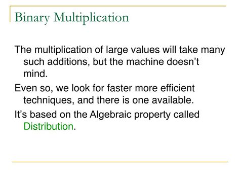 Ppt Binary Multiplication Powerpoint Presentation Free Download Id4851814 Ppt Binary Multiplication Powerpoint Presentation Free Download Id4851814