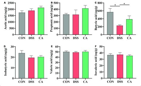 Effect Of Ca Administration On Short Chain Fatty Acid Scfa