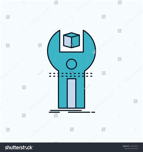 Sdk App Development Kit Programming Flat Stock Vector Royalty Free