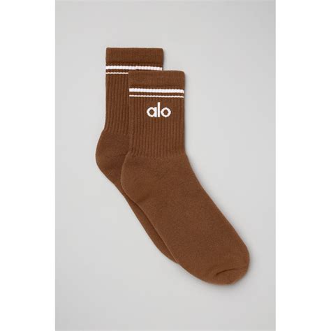 Comprar En Tienda Calcetines Alo Yoga Outlet Alo Half Crew Throwback