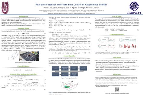 Pdf Real Time Feedback And Finite Time Control Of Autonomous Vehicles