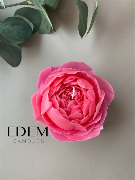 Свеча пион в 2025 г Искусство свечей Идеи подарков Самодельные свечи