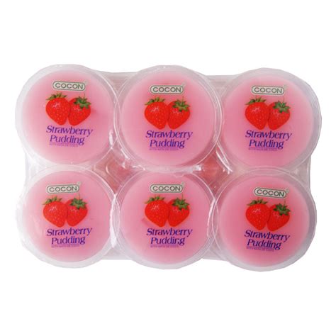 Cocon Strawberry Nata De Coco Pudding 16x6x80g Tradewinds Wholesale
