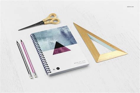 Spiral Bound Notebook Mockup Masterbundles