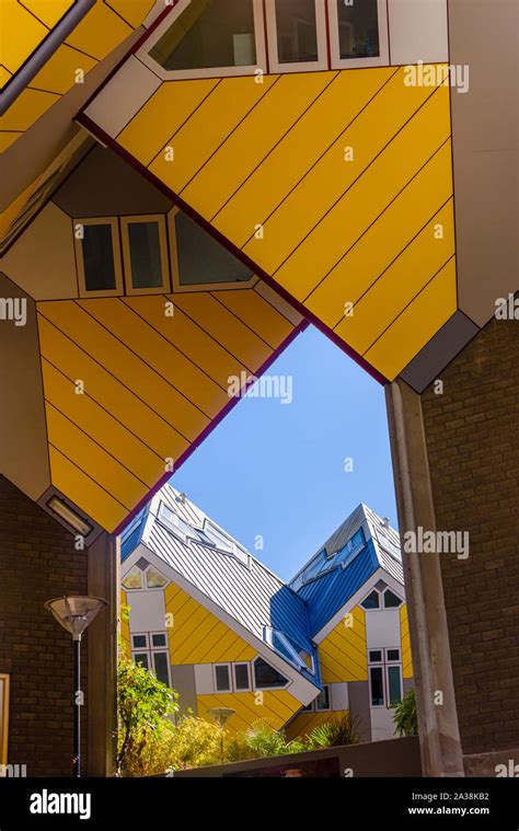 Modern Architecture Cube Houses Designed By Piet Blom And Designed To