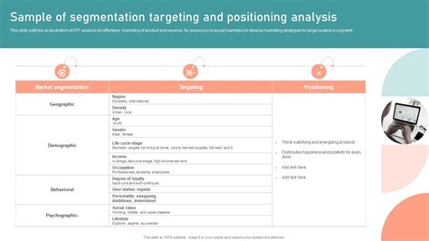 Sample Of Segmentation Targeting And Positioning Customer Segmentation