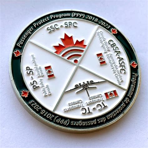 cbsa ppp custom challenge coin strike your coin