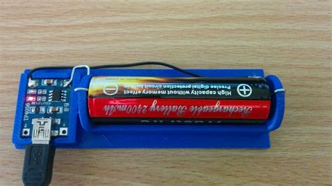 Free 3d File Tp4056 18650 With Protection Circuit Charger 🔌 ・template To Download And 3d Print