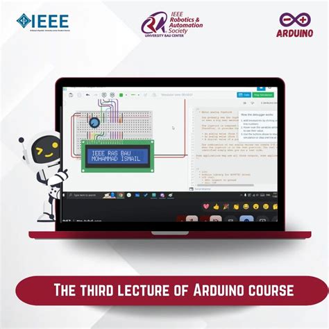 Ieee Ras Bau Center On Linkedin Ieee Ras Bau Arduino Workshops