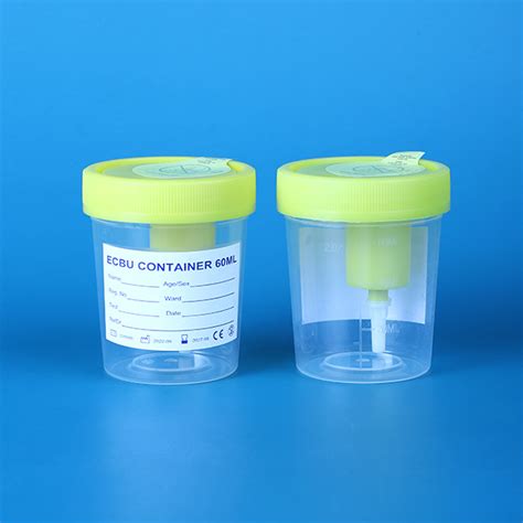 Urine Collection Cup With Integrated Transfer Device 60ml