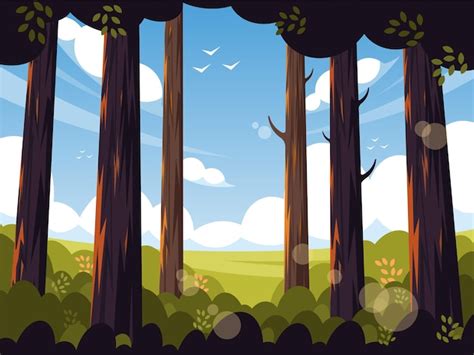 Premium Vector Forest Vector