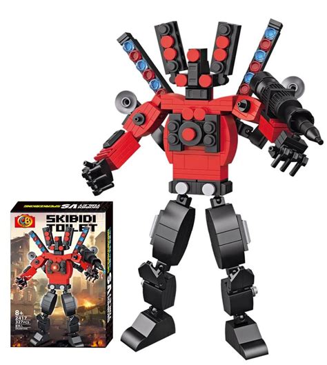 Улучшенный СпикерМен Титан 2 0 Vs Скибиди Туалет Паук Skibidi Toilet Конструктор набор