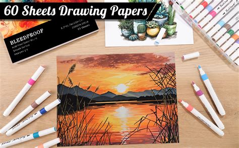 60 Sheets Marker Paper Pad A4 8 3x11 7 Alcohol Marker
