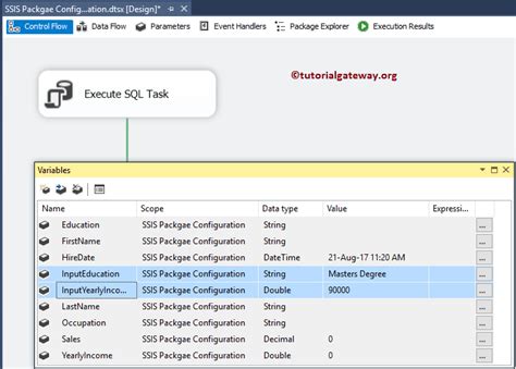 Ssis Package Configuration Introduction